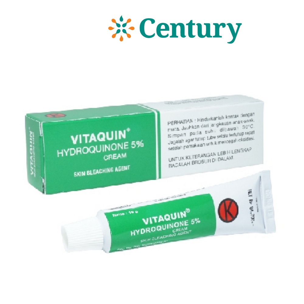 Jual VITAQUIN CREAM 15 GR / HYDROQUINONE 5% / KECANTIKAN KULIT WAJAH | Shopee Indonesia