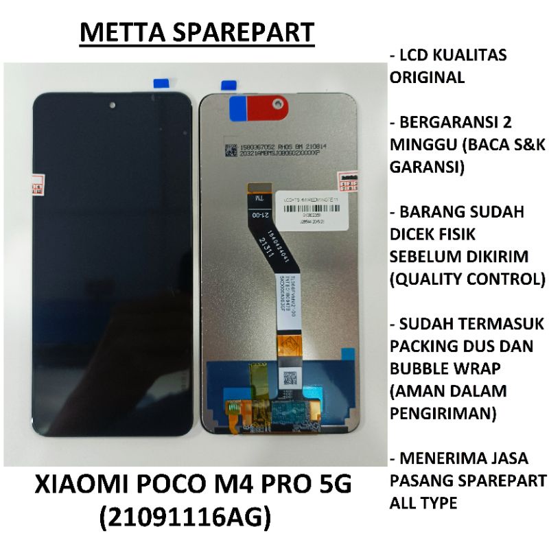 Jual Original OEM LCD Touchscreen Xiaomi Poco M4 Pro 5G | Shopee Indonesia