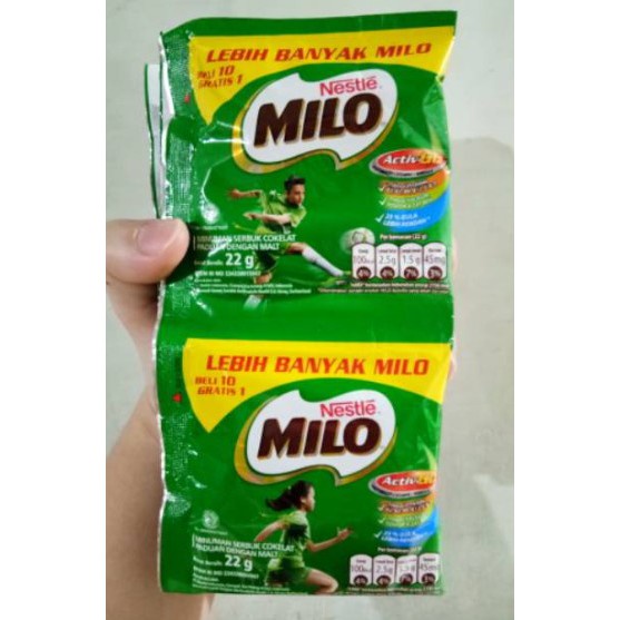 Jual (RENCENGAN) NESTLE MILO ACTIV GO SACHET (10 SACHET x 22 GRAM ...