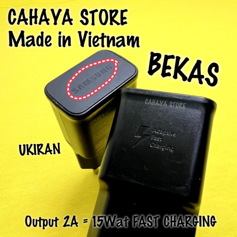 Jual Cas Samsung Adapter Fast Charging Bawaan Hp Langsung Terjamin ORI ...