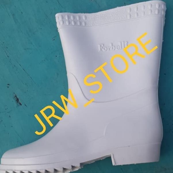 Jual Sepatu Boots Apd Safety Shoes Boot Air Hujan Warna Putih Medis ...