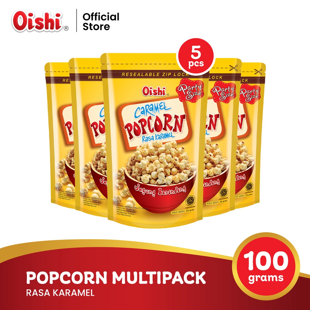 Jual Popcorn Karamel - Multipack 5pcs | Shopee Indonesia
