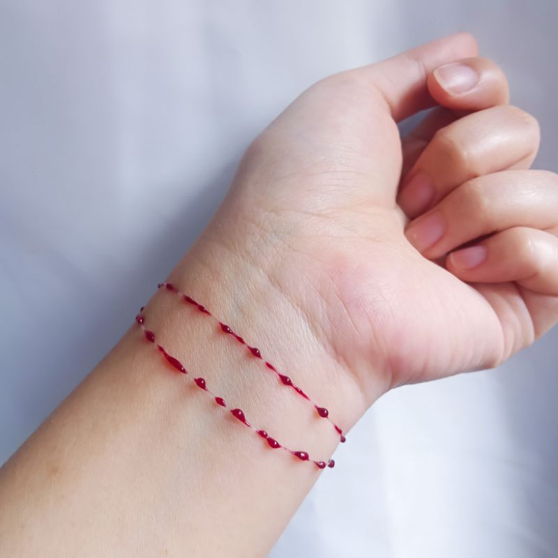 Jual BACA DESKRIPSI! Blood Droplet Bracelet | fake blood dripping ...