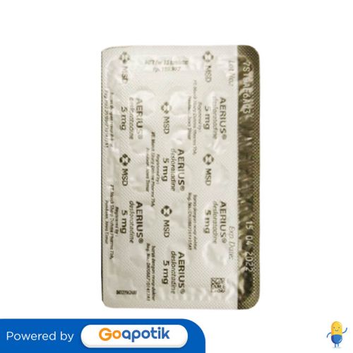 Jual AERIUS 5 MG STRIP 15 TABLET | Shopee Indonesia
