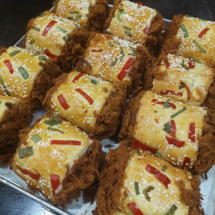 Jual Flossroll Floss Roll Roti Abon Gulung Manis Pedas Enak Gurih ...