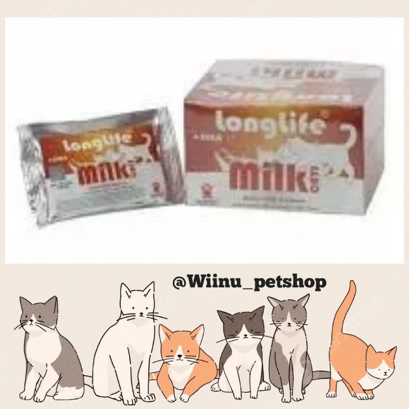 Jual Sachet Susu Kucing Longlife Milk Cat Long Life Kitten Sugar Glider Original | Shopee Indonesia