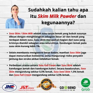 Jual Skim Milk / Susu Powder Newzealand / Susu Skim Bubuk 500 GR ...
