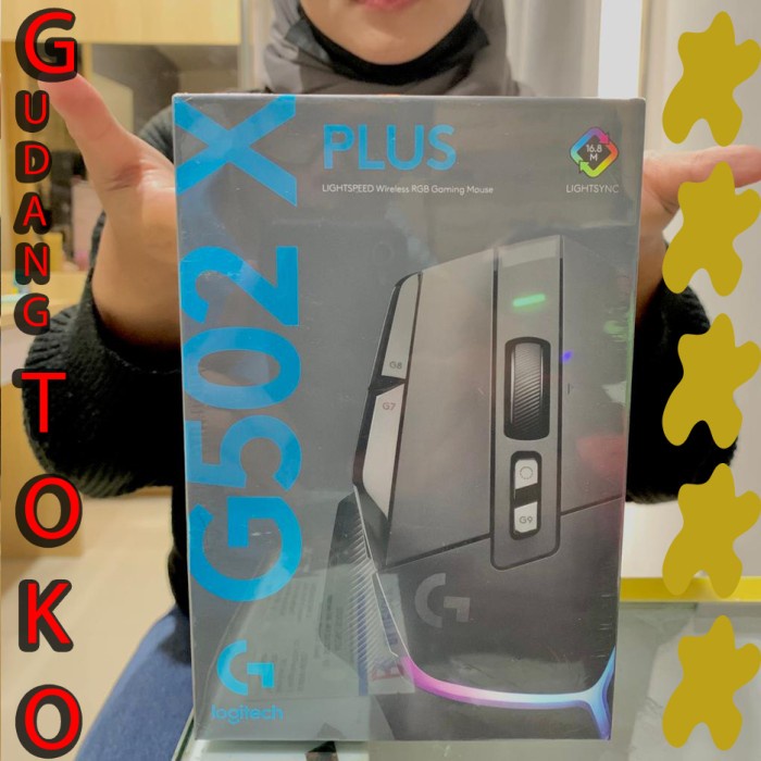 Jual MOUSE GAMING LOGITECH G502X Plus wireless mouse logitecg G502 X ...