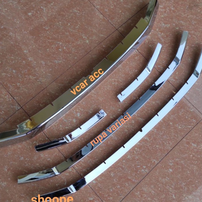 Jual list lis radiator grill grille bumper depan toyota inova innova ...
