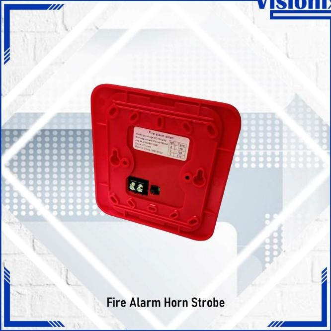 Jual Sirine Fire Alarm Siren Horn Strobe | Shopee Indonesia