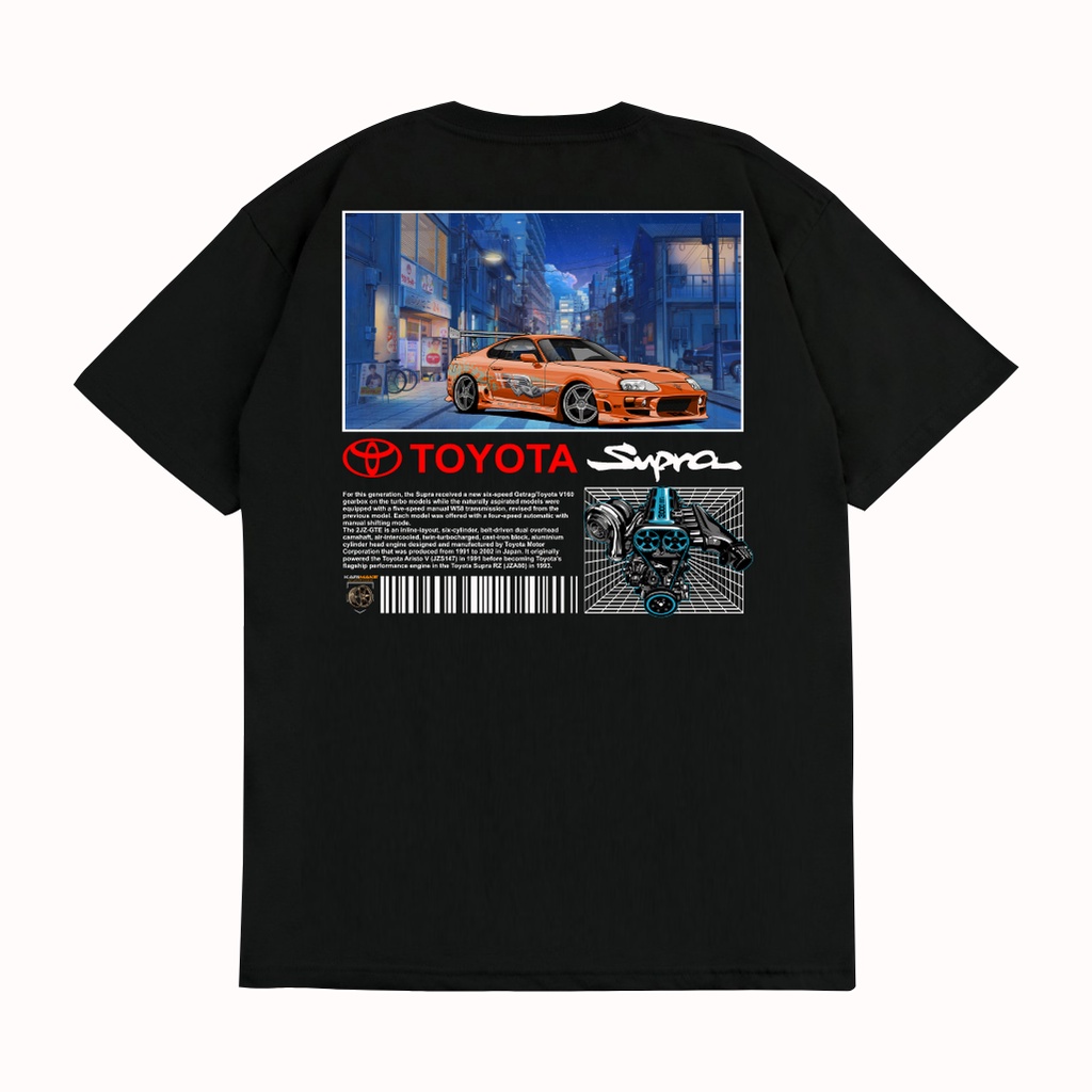 Jual KRMK Kaos T Shirt Baju Distro Cowok Cewek Pria Wanita Keren Unisex Katun Combed 24s TOYOTA ...