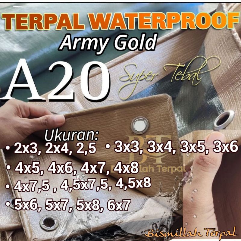 Jual TERPAL TEBAL BERKUALITAS KOREA A5,A8,A12,A15 dan A20 Ukuran 2x3 ...