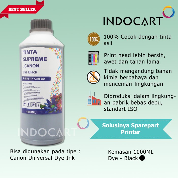 Jual Ink Tinta Refill Printer Canon - 1Kg Supreme - Dye | Shopee Indonesia