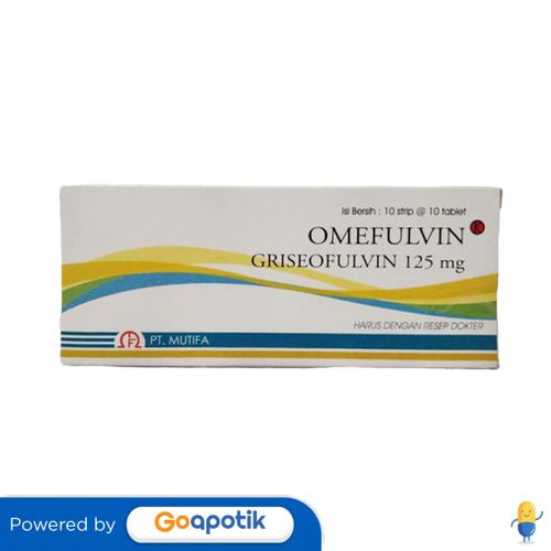 Jual OMEFULVIN 125 MG BOX 100 TABLET | Shopee Indonesia
