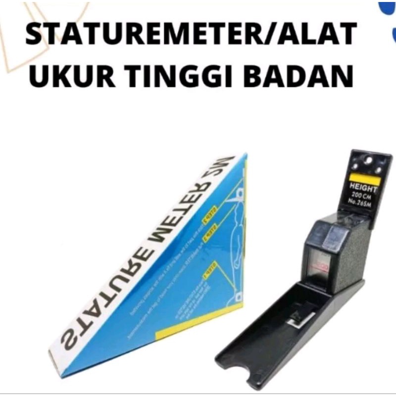 Jual Staturemeter Alat Ukur Tinggi Badan 2 meter Pengukur Meteran 2M ...