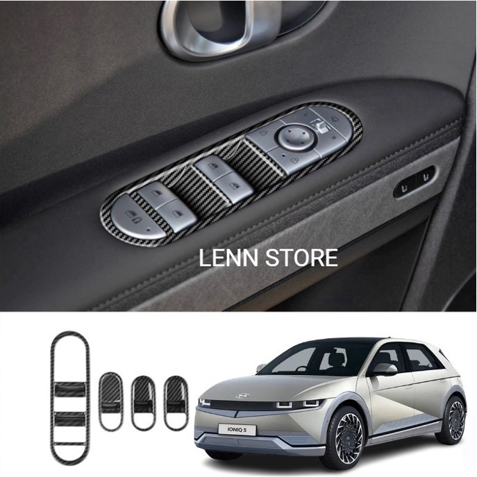 Jual Cover Panel Power Window Arm Rest Carbon New Hyundai IONIQ 5 2022 ...