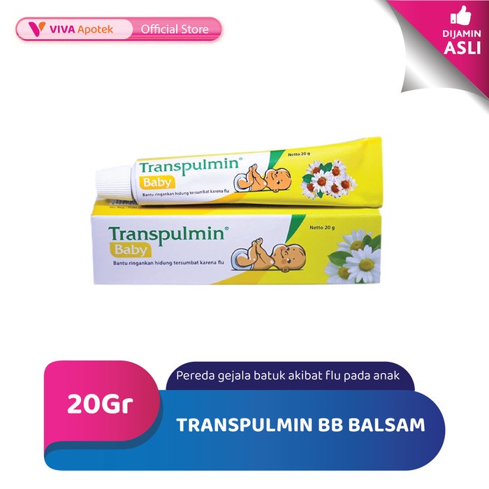 Jual Transpulmin BB Balsam untuk Meringankan Gejala Flu (20 Gram ...