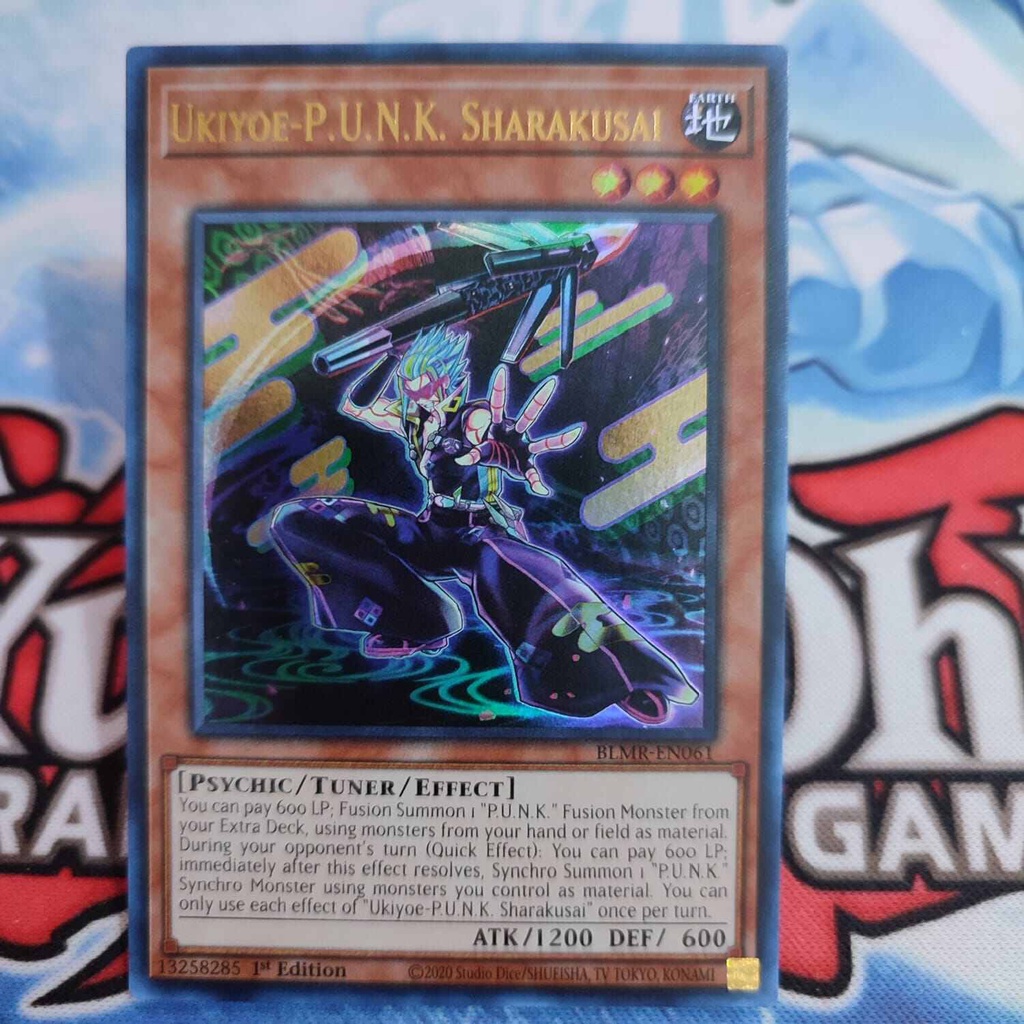 Jual yugioh ukiyoe P.U.N.K sharakusai BLMR ultra rare original | Shopee ...