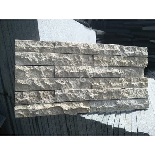 Jual BATU ALAM ANDESIT SUSUN SIRIH TEMPEL LEM PUTIH UKURAN 20X40 ...