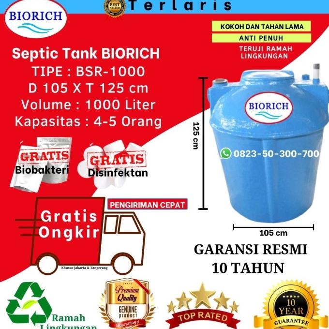 Jual Septic Tank, Septic Tank Biotech, Septic Tank Biofil, Biorich 1000 ...