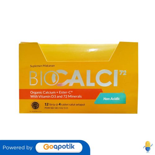 Jual BIOCALCI-72 BOX 48 TABLET | Shopee Indonesia