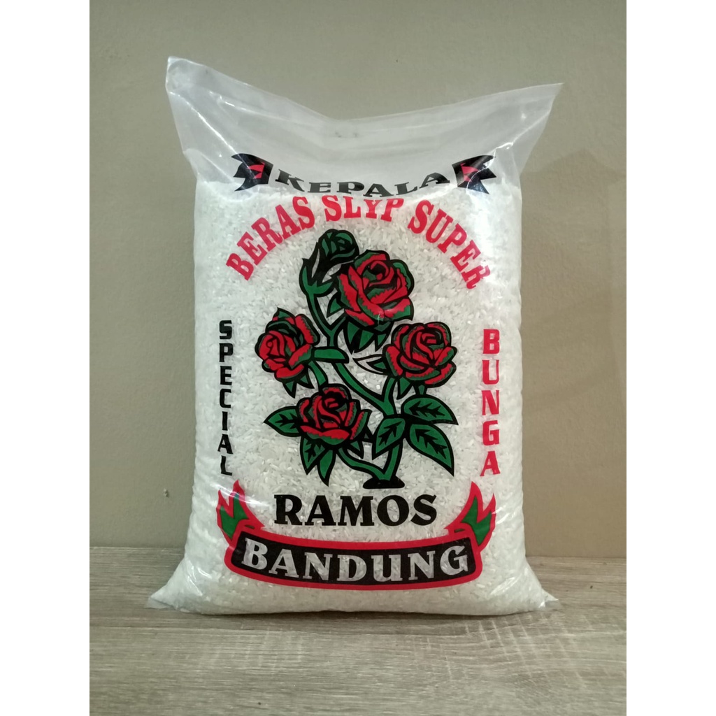 Jual BERAS RAMOS BANDUNG KEMASAN 5KG | Shopee Indonesia