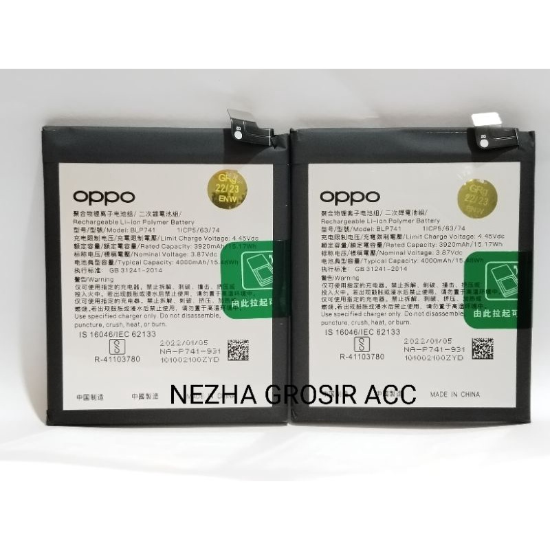 Jual Baterai Original REALME XT - RMX1912 & REALME X2 BLP741 Baterai ...