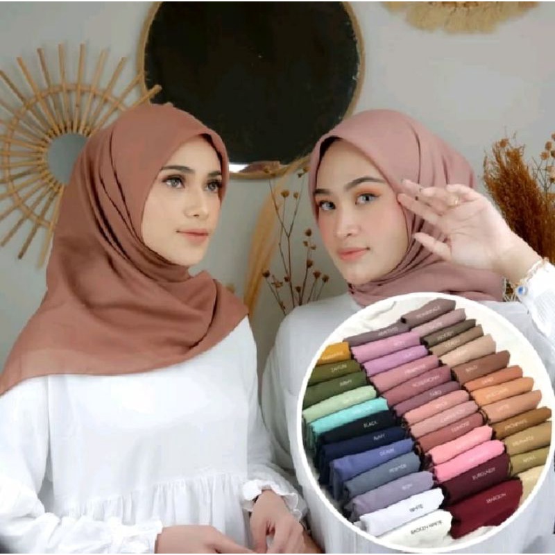 Jual ORIGINAL JASMINE JILBAB / Hijab Paris Voal Premium / SEGIEMPAT ...