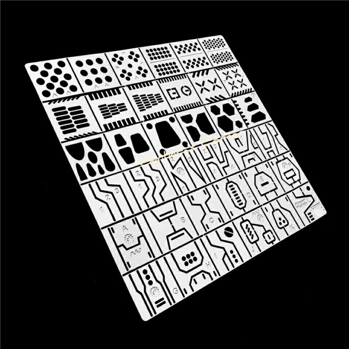 Jual MUST HAVE!! PANEL LINE SCRIBING TEMPLATE 36IN1 TYPE B SCRIBER ...