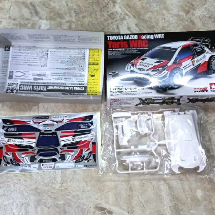 Jual FLASH SALE!!! TAMIYA 18654 BODY + DECAL TOYOTA GAZOO RACING WRT YARIS WRC MA CHASSIS ...
