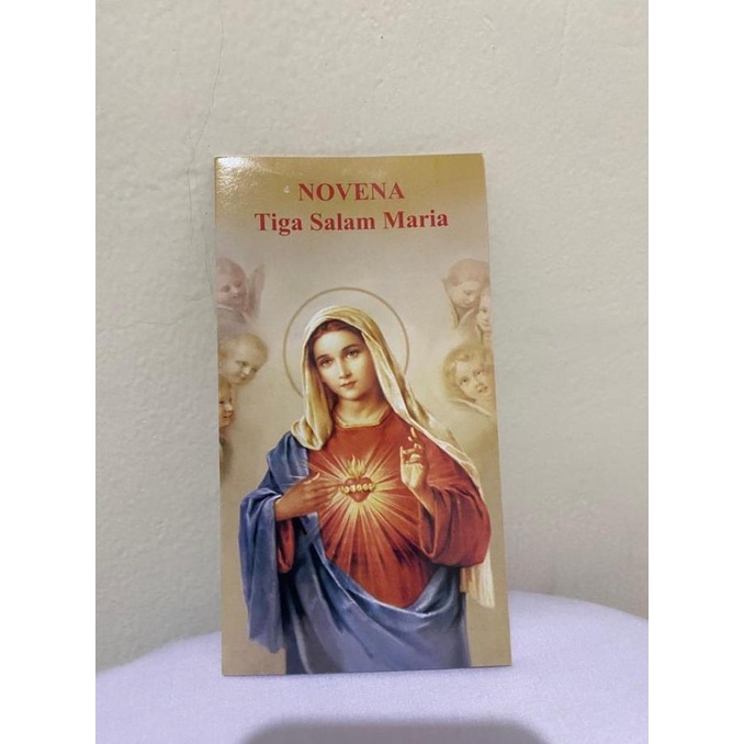 Jual Siap!!! COD Kartu Doa Novena Tiga Salam Maria | Shopee Indonesia