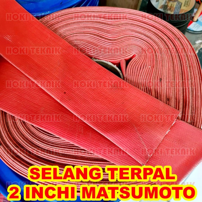 Jual Selang Terpal Selang Buang Alkon 2 Inch Pompa Air Irigasi Water ...