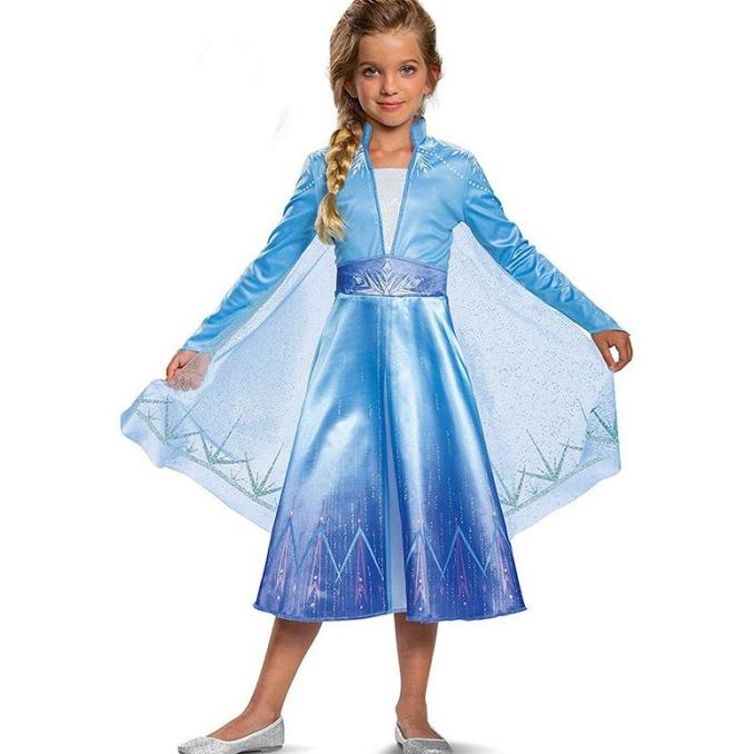 Jual Kostum Cosplay Dress Princess Elsa Anak Frozen Dress Gaun Elsa ...