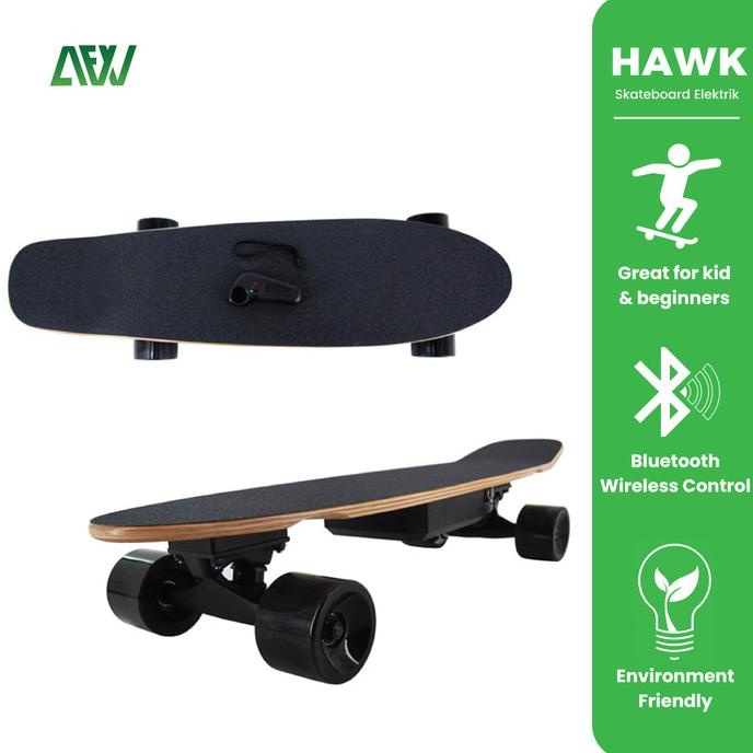 Jual HAWK Skateboard Elektrik Electric Skateboard - AFW | Shopee Indonesia