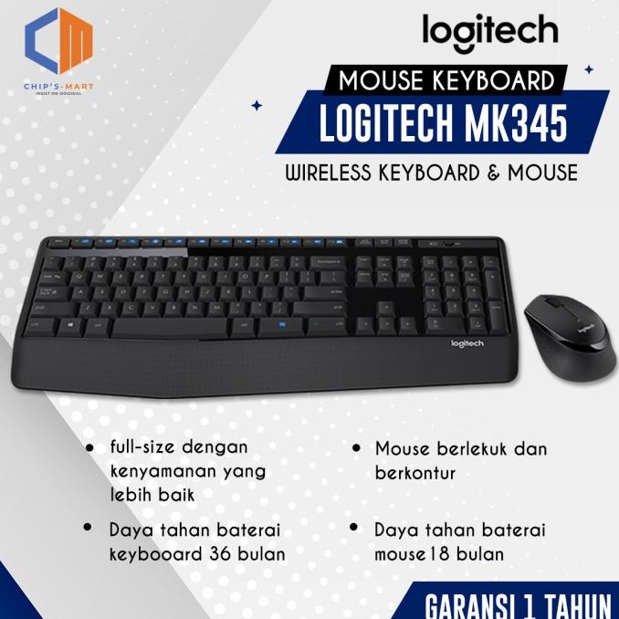 Jual Logitech Mouse Keyboard MK345 100% original | Shopee Indonesia