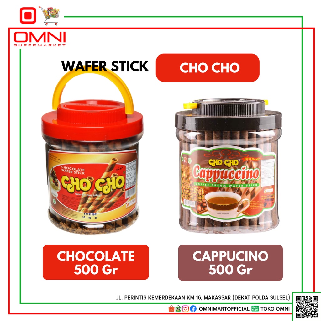 Jual Astor Cho Cho Wafer Stick Choco - Cappucino 500g | Shopee Indonesia