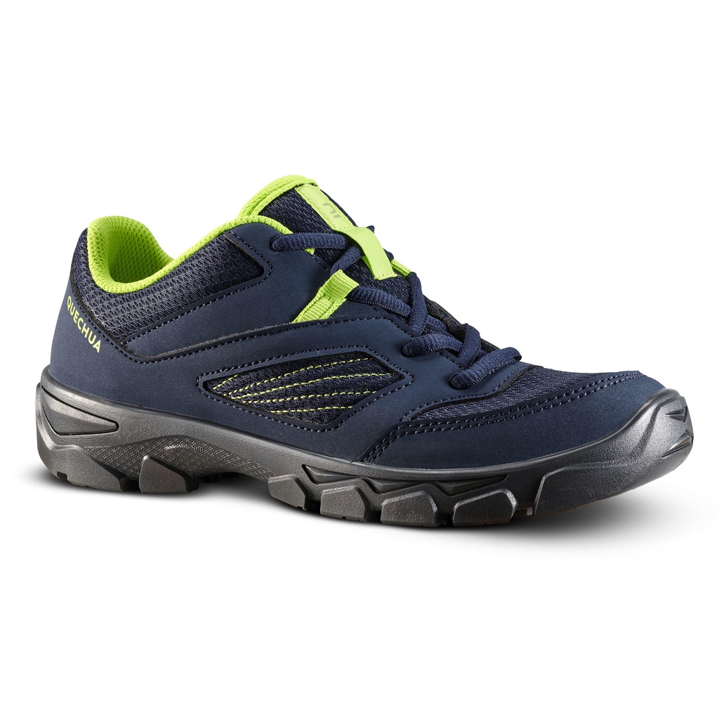 Jual DECATHLON QUECHUA Sepatu Mendaki Anak Bertali MH100 - Biru ...