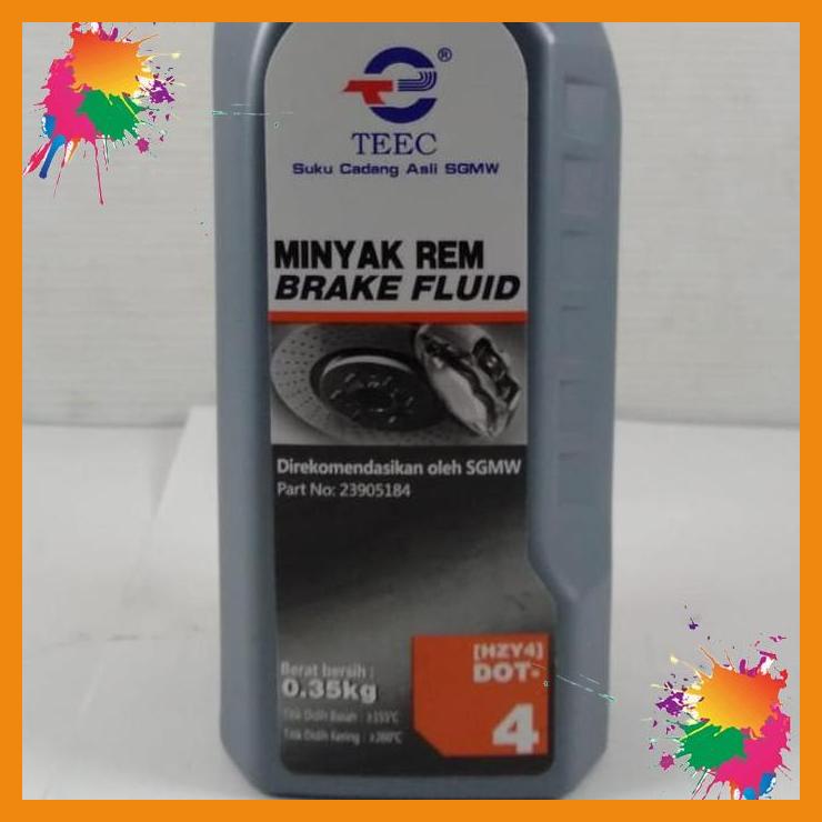Jual minyak rem dot-4 sgmw brake fluid dot-4 wuling 150ml original teec ...