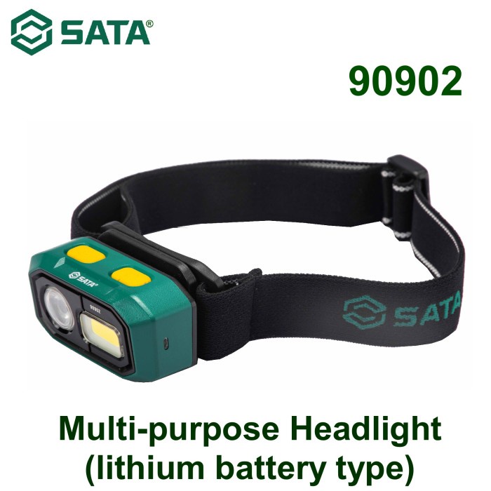 Jual SATA 90902 Lampu Senter Kepala Multi-Purpose Headlight (Lit ion ...