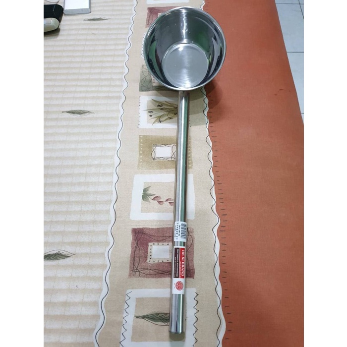 Jual Terlaris Gayung Dapur Stainless Steel No 18 Panjang 45 He Xi Brand ...