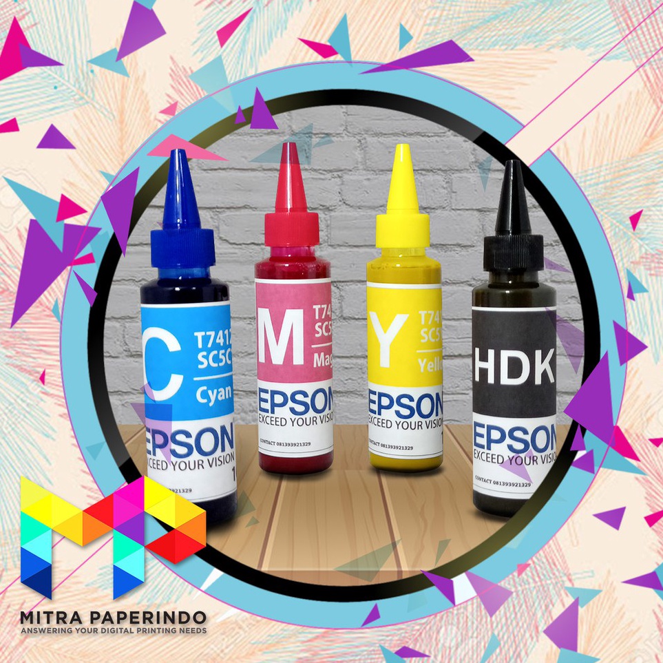Jual ' tS Tinta Sublim Epson original / dengan botol Eco Tank 100ml ...