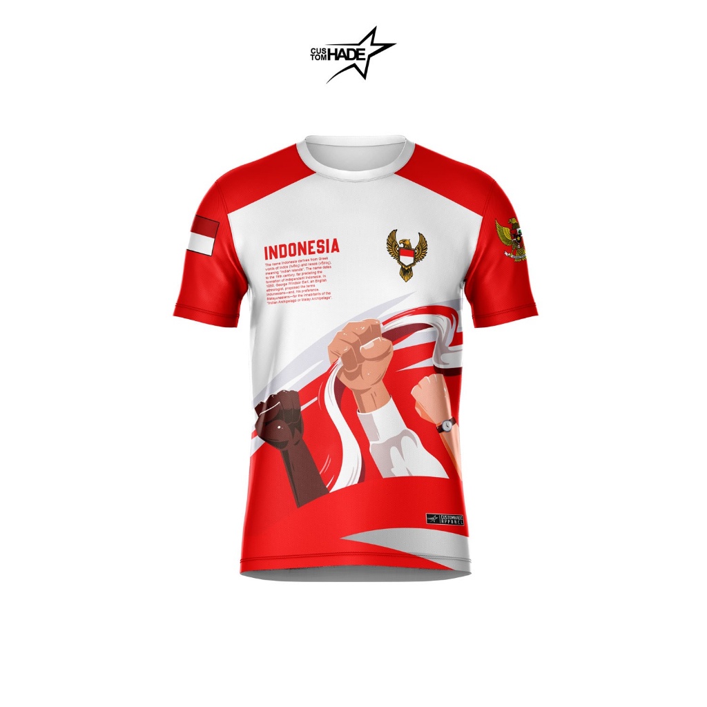 Jual S7D BAJU KAOS JERSEY HUT RI 78 TAHUN 17 AGUSTUS 2023 KEMERDEKAAN DIRGAHAYU INDONESIA MERAH ...