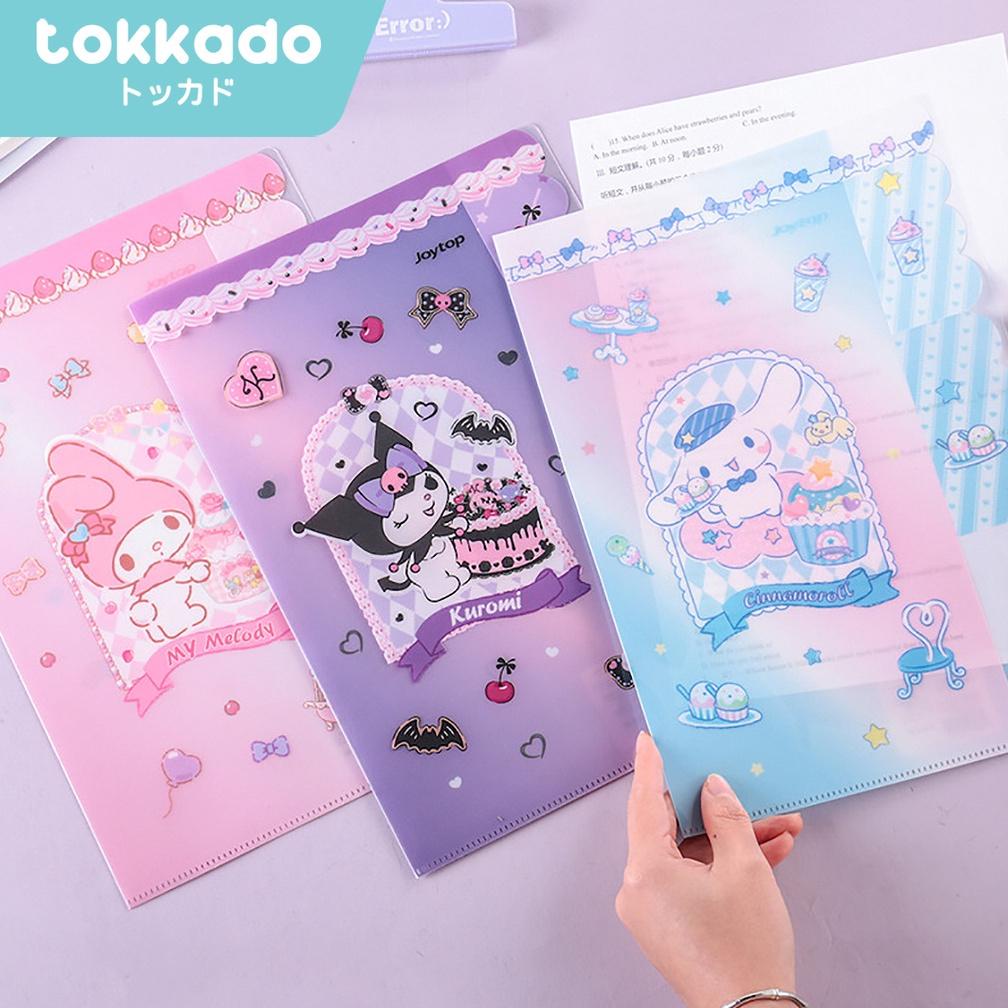 Jual Tokkado Sanrio Map Folder A4 Original File Dokumen Organizer Lucu ...