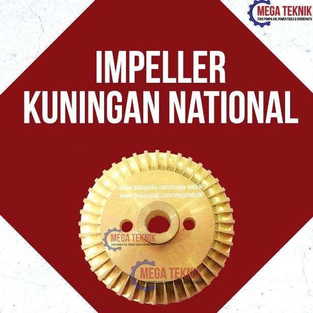 Jual Produk Unggulan] Impeller Kuningan Sparepart Pompa Air National ...