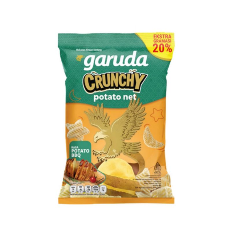 Jual Garuda Crunchy Potato Net BBQ 66 g | Shopee Indonesia