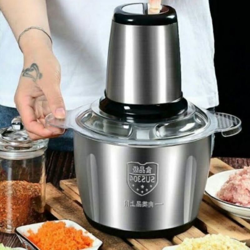 Jual Blender Daging Stainless Serbaguna Ukuran Kapasitas 2 Liter ...