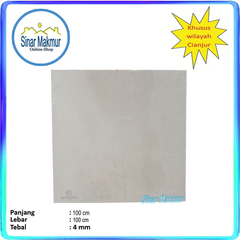 Jual Asbes Harplek Harplex Harflex 100x100x4 (UNGGUL) | Shopee Indonesia