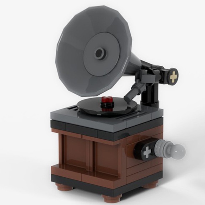 Jual Antique Gramophone Phonograph Acetate Black Disc Player MOC Idea ...