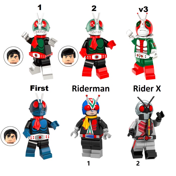 Jual Kamen Rider First 2 V3 X Sakurajima Ksatria Baja Hitam KBH ...