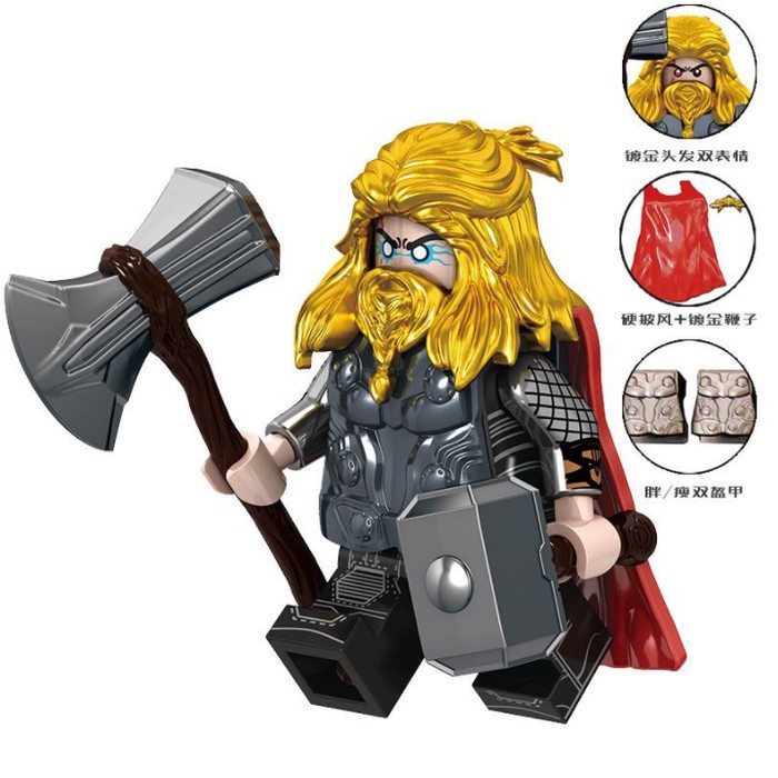 Jual Marvel Avenger Thor Asgardian Stormbreaker End Game Minifigure ...